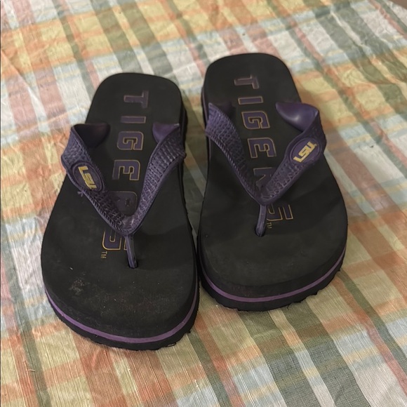 lsu | Shoes | Purple Sandals | Poshmark